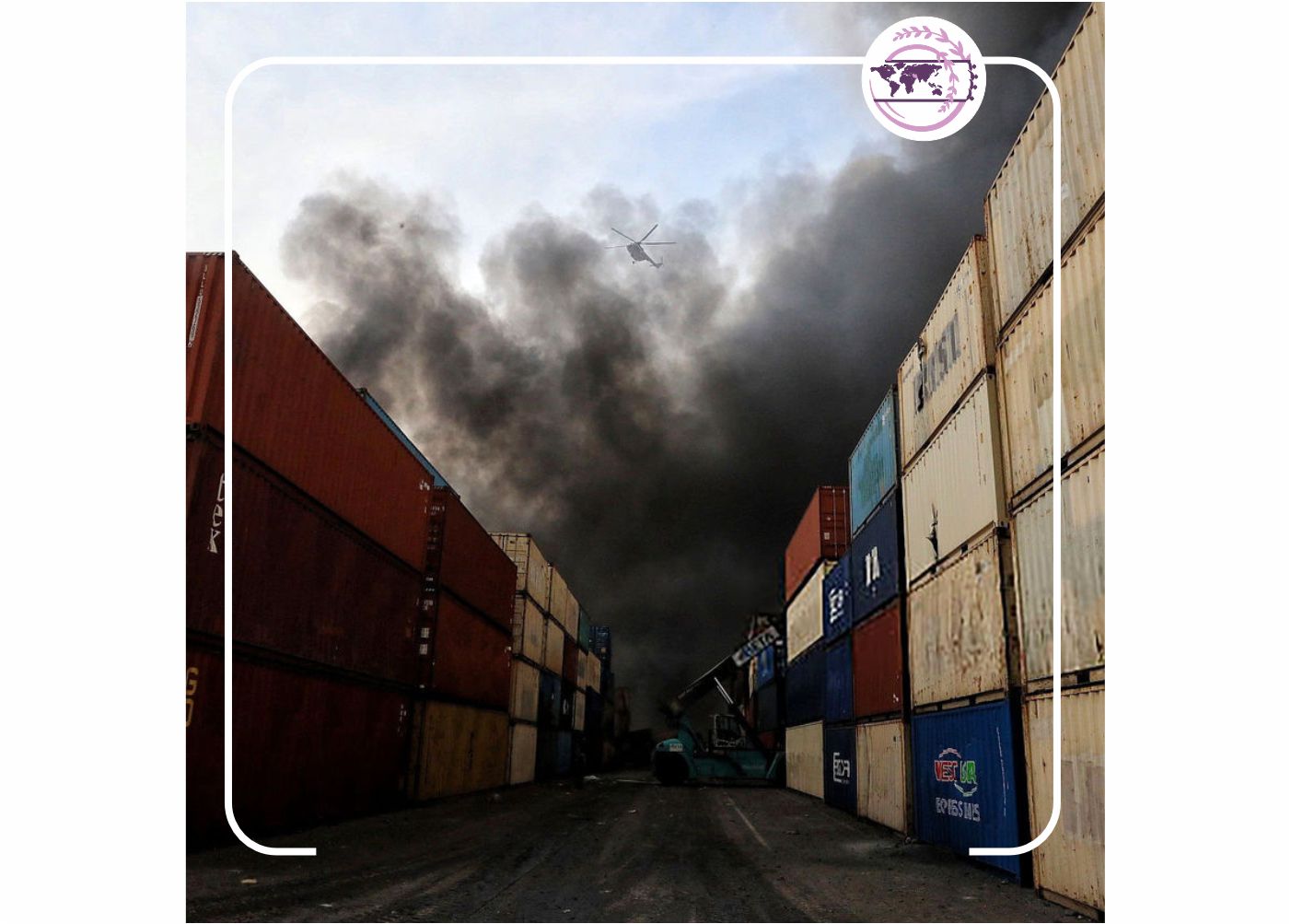 Estimated Damage to 350 Rice Containers in Shahid Rajaee Port Fire - iria